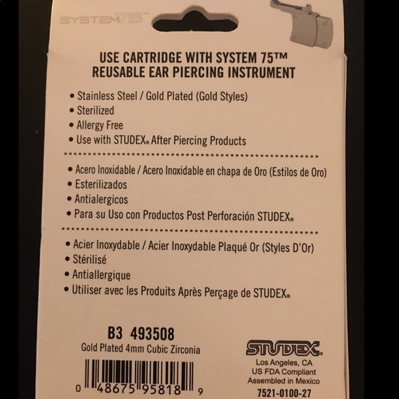 Studex | Jewelry | Studex System 75 Ear Pierce Kit | Poshmark